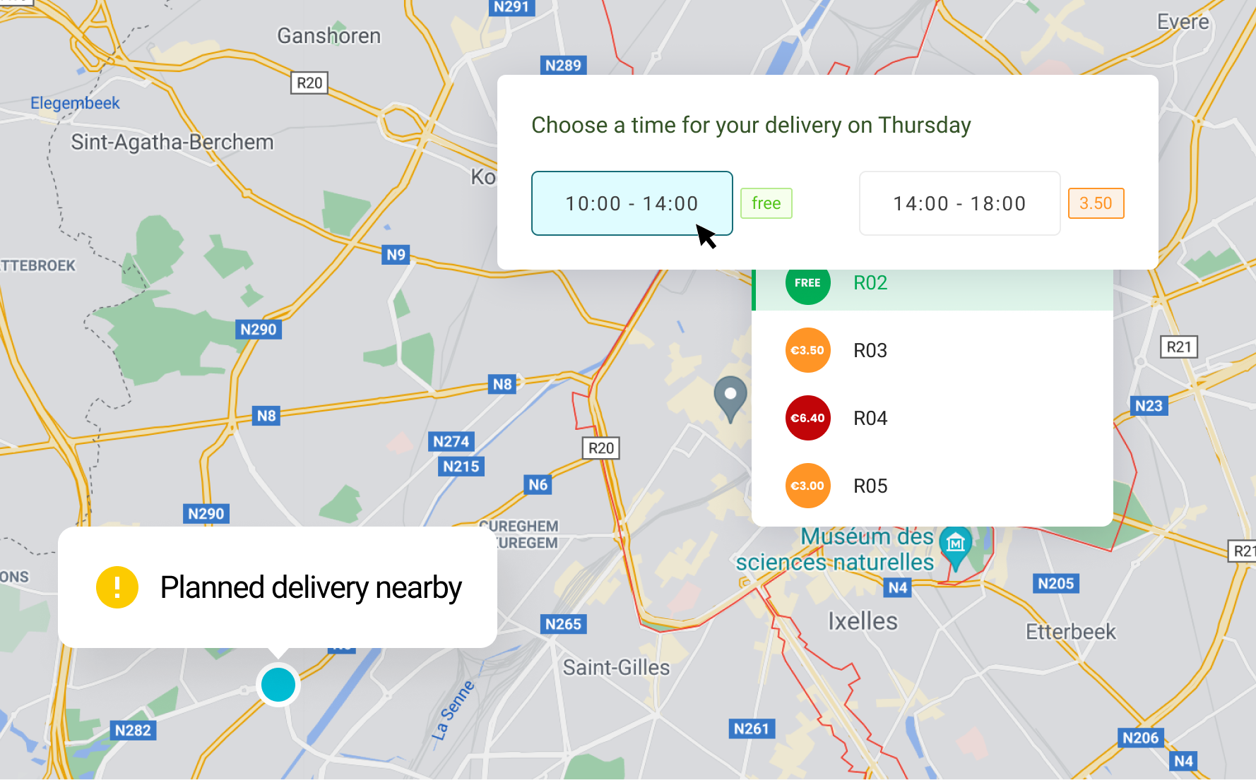 Real-Time Delivery Slots | Urbantz